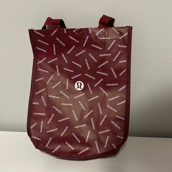 lululemon athletica | Bags | New Small Lululemon Holiday Tote Bag ...
